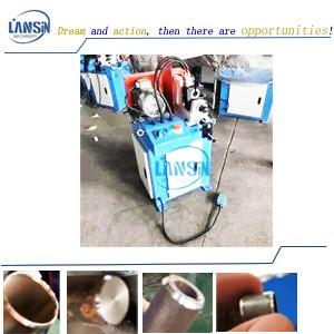 China 1.5kw Pneumatic Pipe Chamfering Machine Single Head Beveling 10-80mm for sale