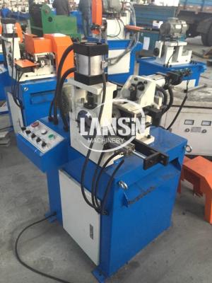 China Single Double Head Pipe Cutting Chamfering Machine 10mm-80mm Pneumatic for sale