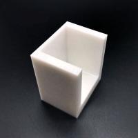 China Machining Zirconia Ceramic High Temperature Resistant Bases Shell Square Refractory 02A24 for sale