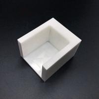 China Machining Zirconia Ceramic High Temperature Resistant Bases Shell Square Refractory 02A24 for sale