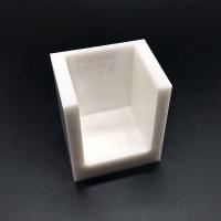 China Machining Zirconia Ceramic High Temperature Resistant Bases Shell Square Refractory 02A24 for sale