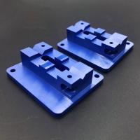 China 95% Blue Zirconia Ceramic V Groove Fiber Optic Fusion Splicer Parts Density 6.02 g/cm3 for sale
