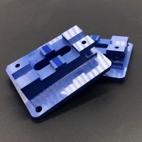 China 95% Blue Zirconia Ceramic V Groove Fiber Optic Fusion Splicer Parts Density 6.02 g/cm3 for sale