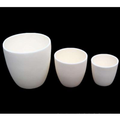 China 99.7 Alumina Ceramic Crucible Boat Precision Machined Ceramic Parts 3.93 g/cm3 for sale