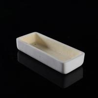 China 99.5 Alumina Ceramic Boat Crucible Tray 370 MPa Tensile Strength High Purity Al2O3 for sale