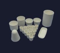 China Zirconia Ceramic Parts Rod Sheet Plate Pipe 2400C High Hardness Custom for sale