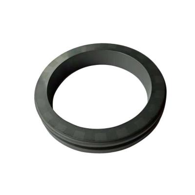 China Lab Precision Ceramic Parts SiC Polycrystalline Silicon Carbide Sealing Rings HRA 92 for sale