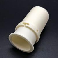 China 99 Machining Furnace Threaded Alumina Ceramic Tube Bushing Density 3.93 g/cm3 for sale