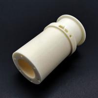 China 99 Machining Furnace Threaded Alumina Ceramic Tube Bushing Density 3.93 g/cm3 for sale