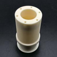 China 99 Machining Furnace Threaded Alumina Ceramic Tube Bushing Density 3.93 g/cm3 for sale