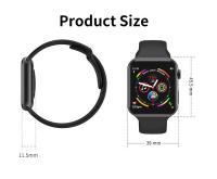 China Black Wallpaper Smartwatch For Women Real Time Weather Forecast / Heart Rate Monitor for sale