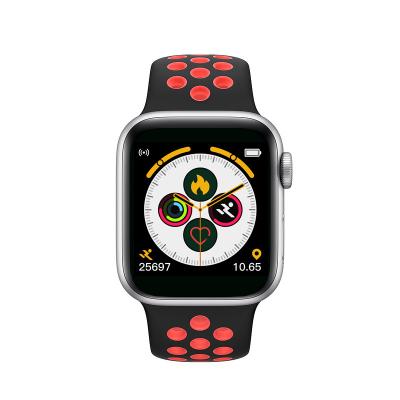 China Silicone Gel 44mm Blood Pressure Smartwatch 170mAh IWO 13 T500 for sale