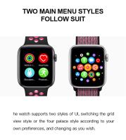 China 2020 Smart Watch T500 Strap  Call Music Player 44MM For Apple IOS Android Phone  PK IWO Watch SmartWatch Women Man FK88 for sale