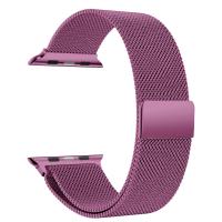China Apple Smartwatch Band , Stainless Steel Magnetic Mesh Smart Watch Wristband for sale