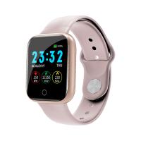 China Silicone Material And Bluetooth Feature i5 Smart Watch With Touch Screen Rose Gold for sale