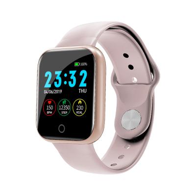 China Silicone Material And Bluetooth Feature i5 Smart Watch With Touch Screen Rose Gold for sale