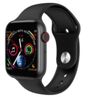 China Microwear iwo new very good price smart watch W34 with heart rate, BP, ECG, multi-sport white/black for sale