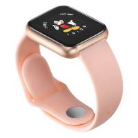 China Waterproof Fitness Tracker Smart Watch For Sports Pink Color Lightweight for sale