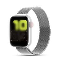 China Large Screen W68 Fitness Tracker Smart Watch Stainless Steel Band For Android / Ios for sale