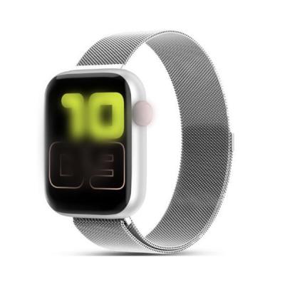 China Large Screen W68 Fitness Tracker Smart Watch Stainless Steel Band For Android / Ios for sale
