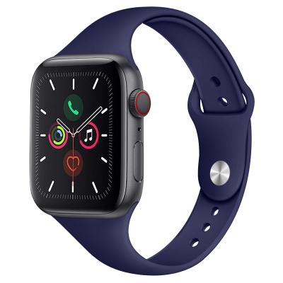 China Rubber Apple Watch Series 4 Bands , Mulit Colors Smart Watch Replacement Bands for sale