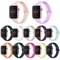 China Rubber Apple Watch Series 4 Bands , Mulit Colors Smart Watch Replacement Bands for sale