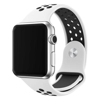 China Sport Smartwatch Band Compatible With Apple Watch 38mm - 42mm Length Soft Silicone Material for sale