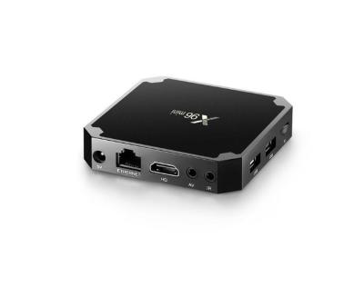 China Amlogic S905w Oem X96 Mini Android Tv Box , Quad Core Support Scenic Smart Tv Box for sale