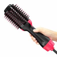China One Step Hair Dryer Electric Hair Brush , Multi Functional Salon Electric Curling Brush for sale