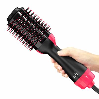 China One Step Hair Dryer Electric Hair Brush , Multi Functional Salon Electric Curling Brush for sale