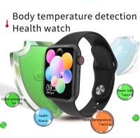 China IWO K8 Blt Call Smartwatch 320*385 1.78 Inch IWO 12 Pro Max For IOS Android Phone Heart Rate Temperature Side Key Rotati for sale