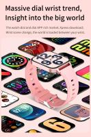 China BLE5.0 1.7inch TFT Fitness Tracker Smart Watch Triaxial Sensor for sale
