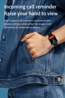 China 1.7inch TFT High Definition 240x240pixel Bluetooth Calling Watch for sale
