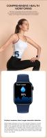 China M16 Plus Smartwatch Call Sport Fitness Band Bracelet Heart Rate Password Split Screen Smart Watch Series 6 Women Men for sale