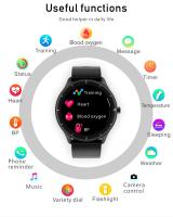 China Q21 Stylish Women Smart Watch Round Screen Smartwatch For Girl Heart Rate Monitor Compatible For Android And IOS for sale