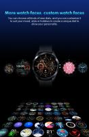 China QS29 BLE5.0 170mAh Waterproof Bluetooth Fitness Watch Body Temp Monitor for sale