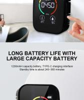 China 1500mAh TVOC Formaldehyde Portable Humidity Sensor HCHO for sale