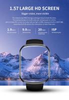 China Silica Gel 170mAh 1.57 Inch Blood Pressure Smartwatch For Xiaomi for sale
