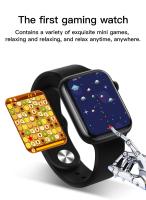 China HD 320x385 Silica Gel Sport Bluetooth Smartwatch X16 1.75