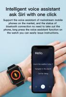 China HD 320x385 Silica Gel Sport Bluetooth Smartwatch X16 1.75