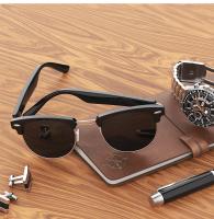 China High End Smart Sunglasses Wireless Bluetooth 5.0 Hands-Free Calling Music Audio TWS Google Voice Control Polarized sungl for sale