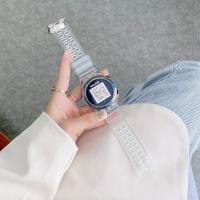 China Multicolored Width 23mm TPU Transparent Strap Glacier For Huawei Watch GT2 for sale