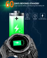 China Q998K Men 600Mah 1.28inch IP68 Waterproof Smart Watch Support Ble5.1 for sale