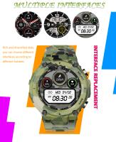 China Q998K Men 600Mah 1.28inch IP68 Waterproof Smart Watch Support Ble5.1 for sale