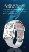 China 1.7 Inch NB Plus Silica Gel Wireless Charging Smartwatch IP67 Waterproof for sale