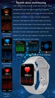 China 1.7 Inch NB Plus Silica Gel Wireless Charging Smartwatch IP67 Waterproof for sale