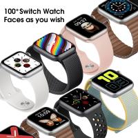 China 320x3851.75inch Silica Gel bluetooth fitness watch HW12 IWO W26 IWO for sale