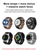 China 1.39inch ECG IP68 Waterproof BT Call 280mAh DT Smart Watch Heart Rate Monitor for sale