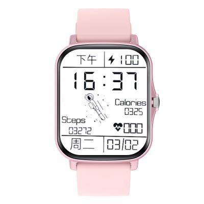 China 1.72 Inch Screen Heart Rate Monitor Smartwatch Silica Gel IP68 Waterproof for sale