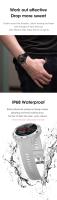 China L20 BT Call IP68 Heart Rate Sleep Monitor Smart Watch Clip Charging Long Standby for sale